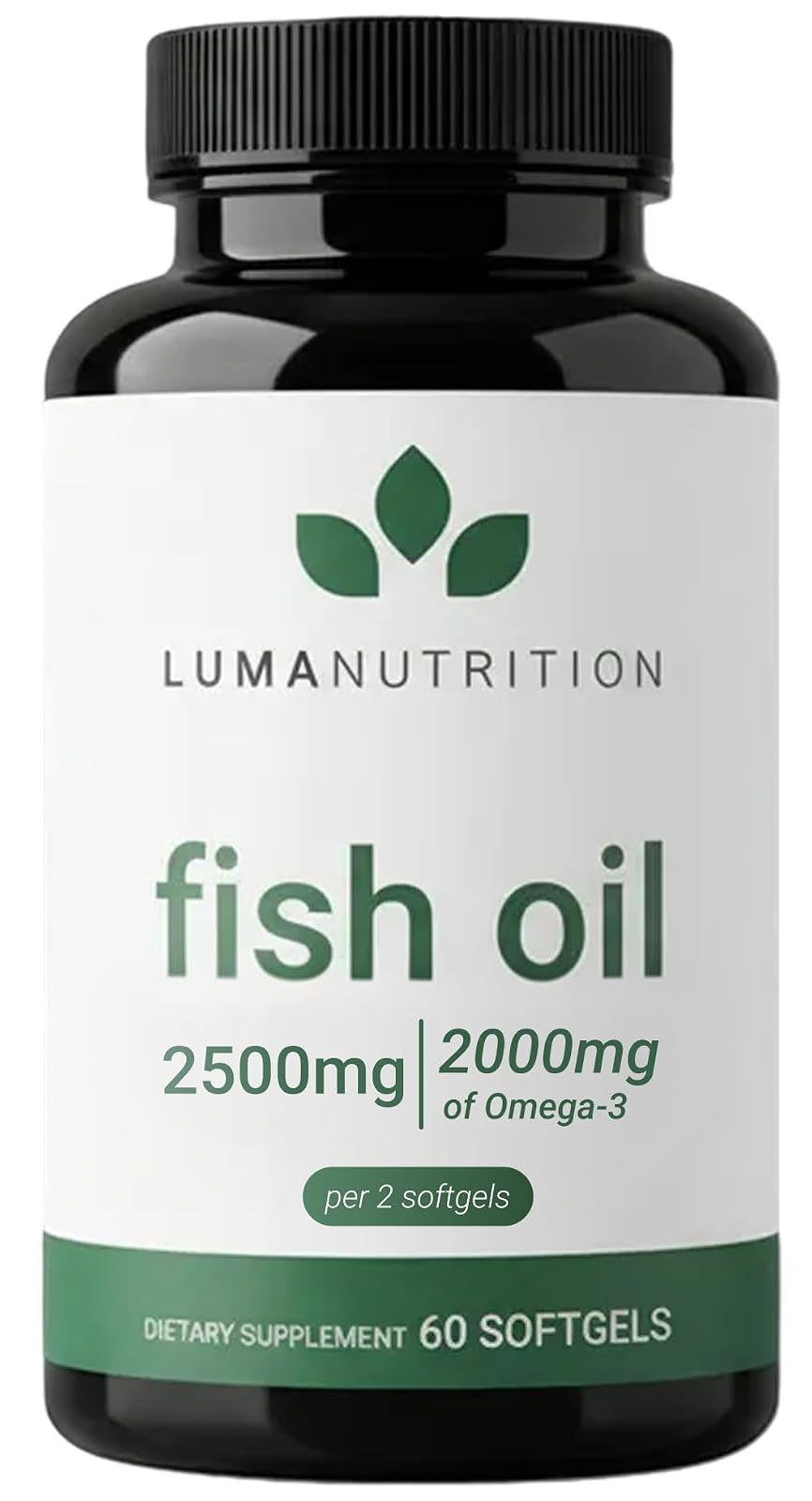Luma Nutrition fish oil softgels
