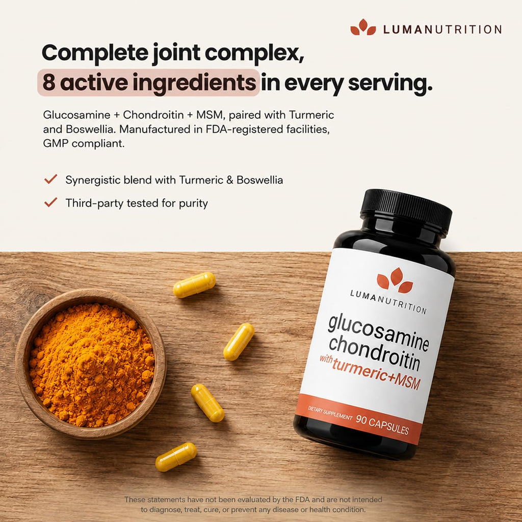 Luma Nutrition glucosamine capsules