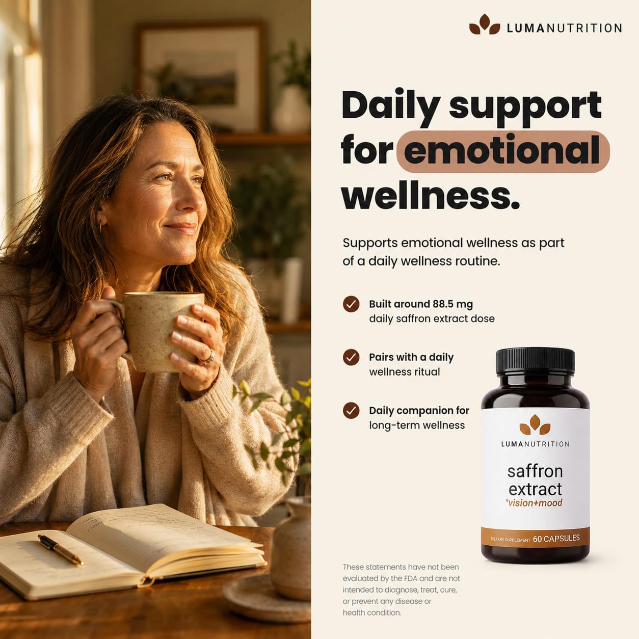 Luma Nutrition mood and eye health