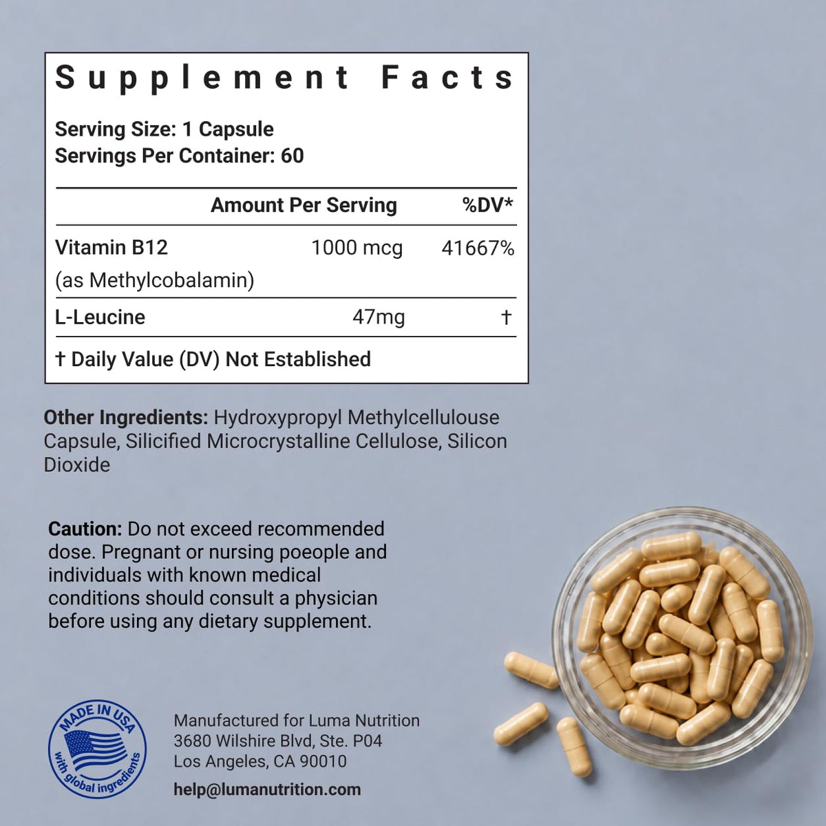 Luma Nutrition vitamin b12 benefits