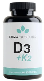 Luma Nutrition vitamin D3 K2 benefits