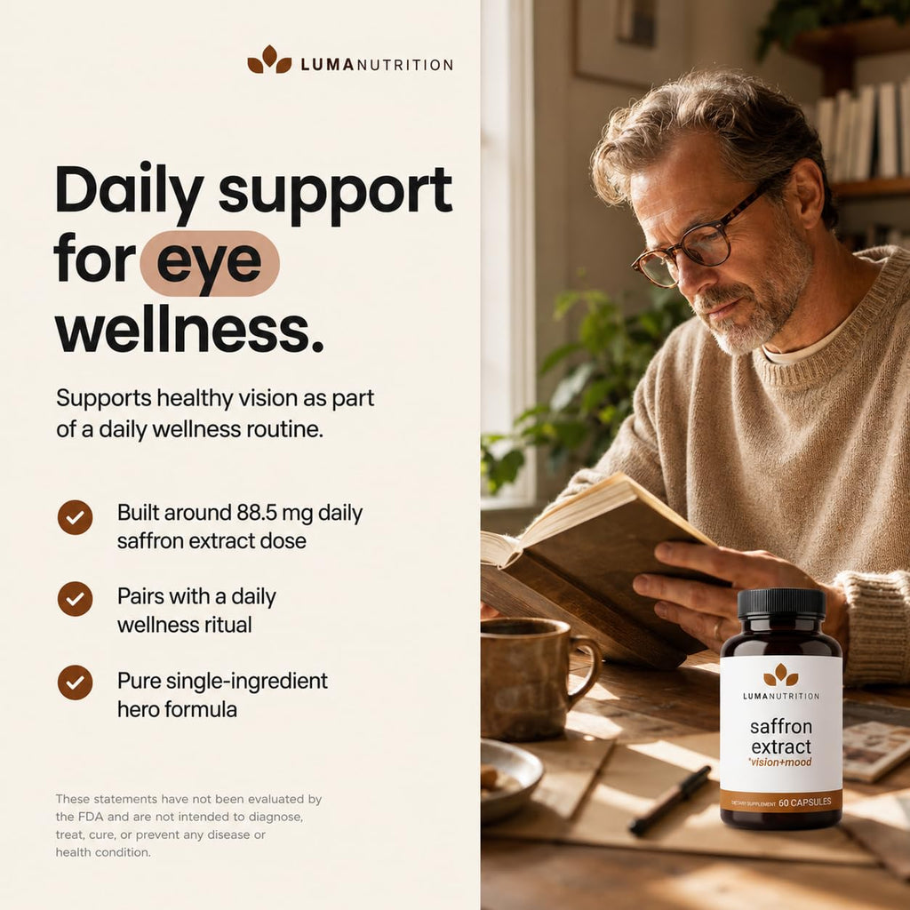 Luma Nutrition vitamins for eye support