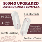 Lumbrokinase 120 servings for long-lasting support