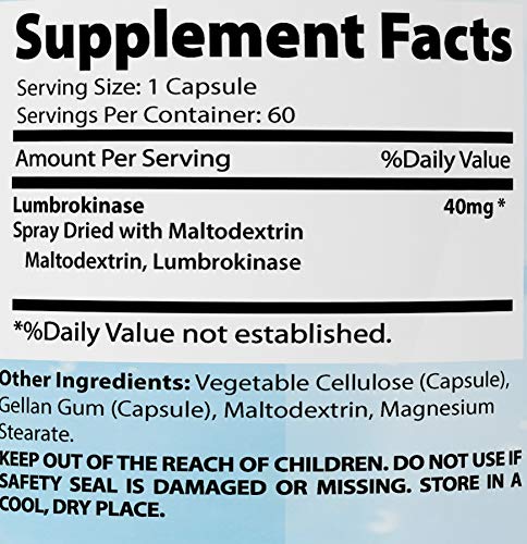 lumbrokinase capsules for improved digestion