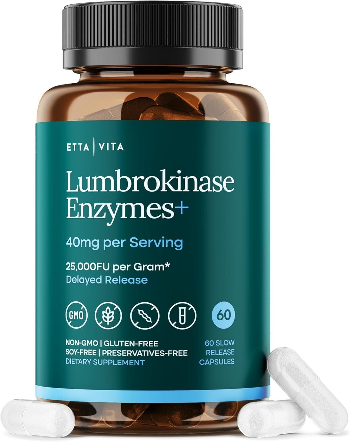 Lumbrokinase digestive enzymes supplement