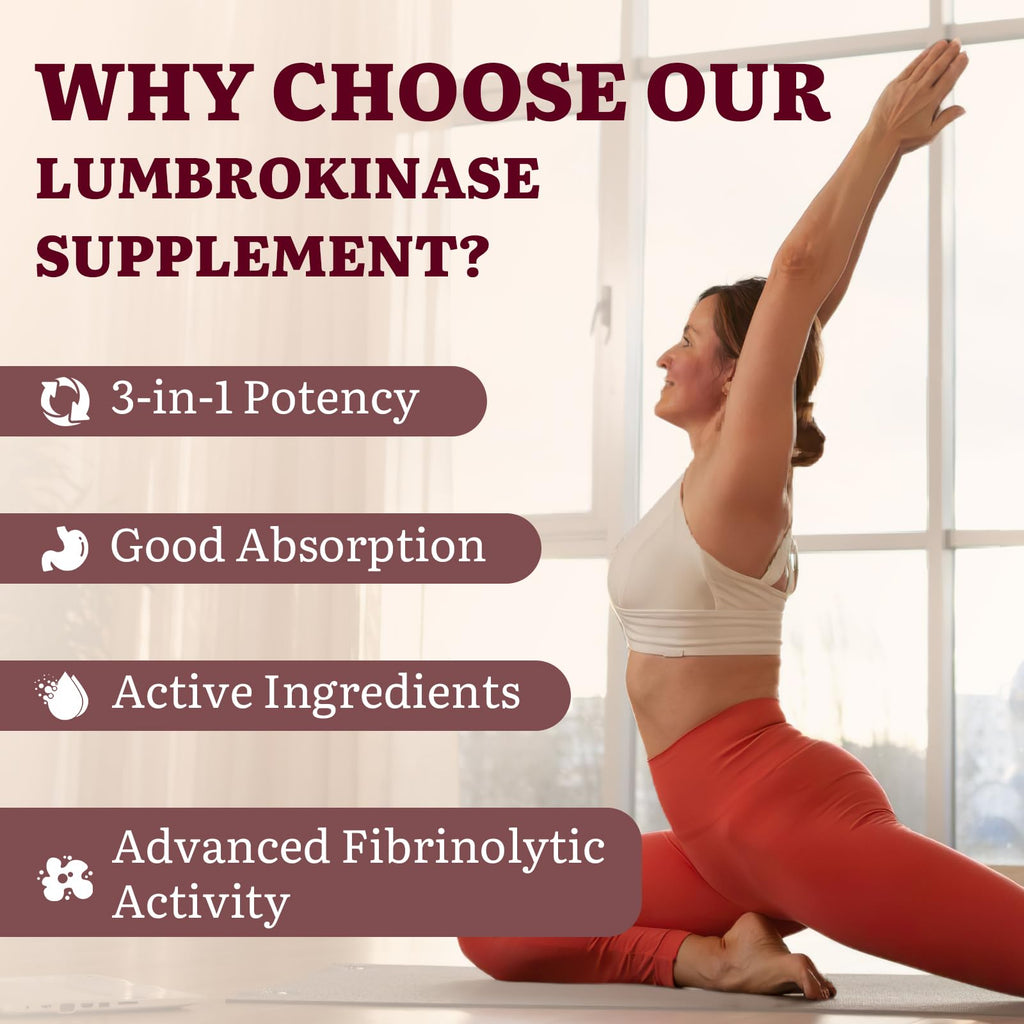 Lumbrokinase for improved digestive function