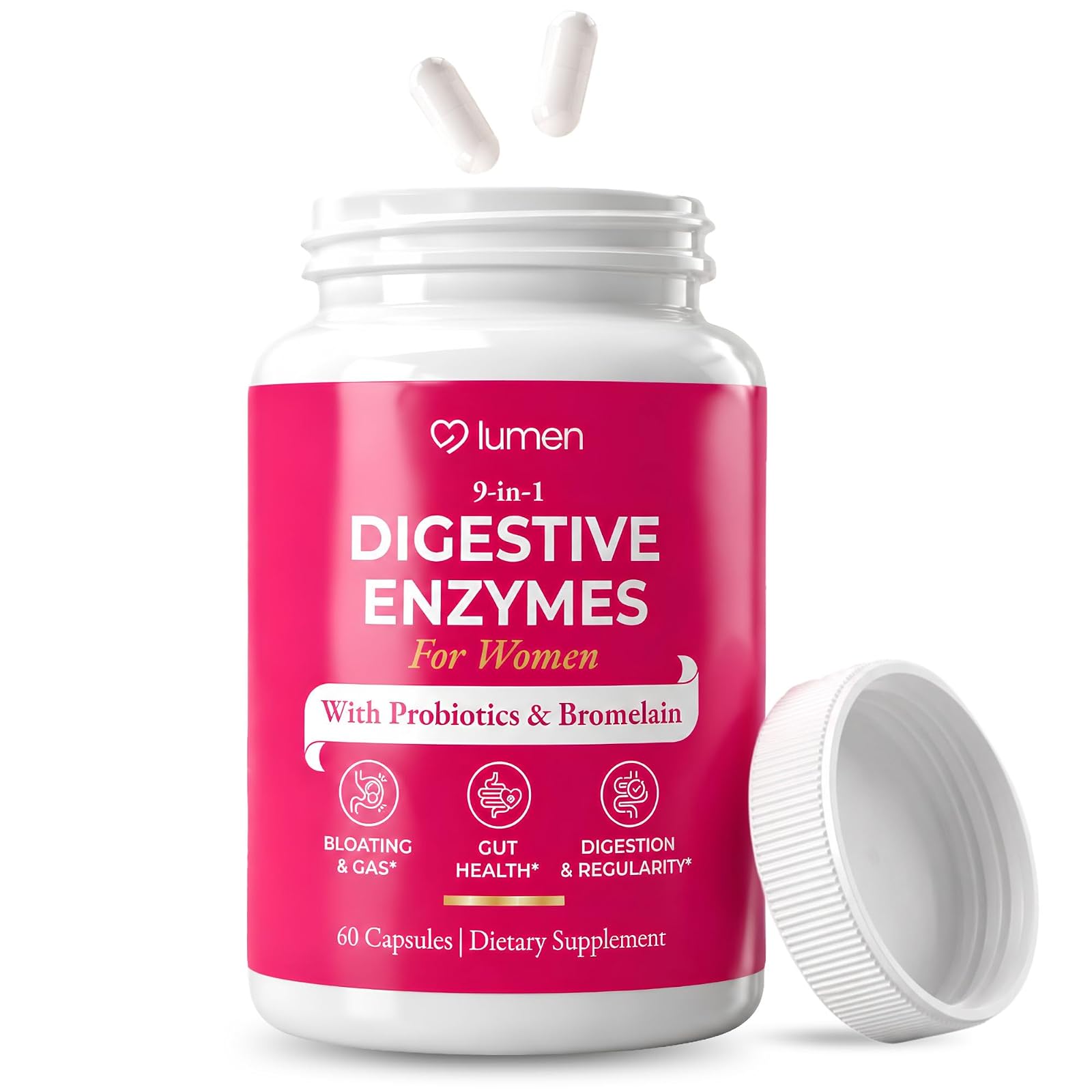 Lumen Naturals digestive enzymes for gut health