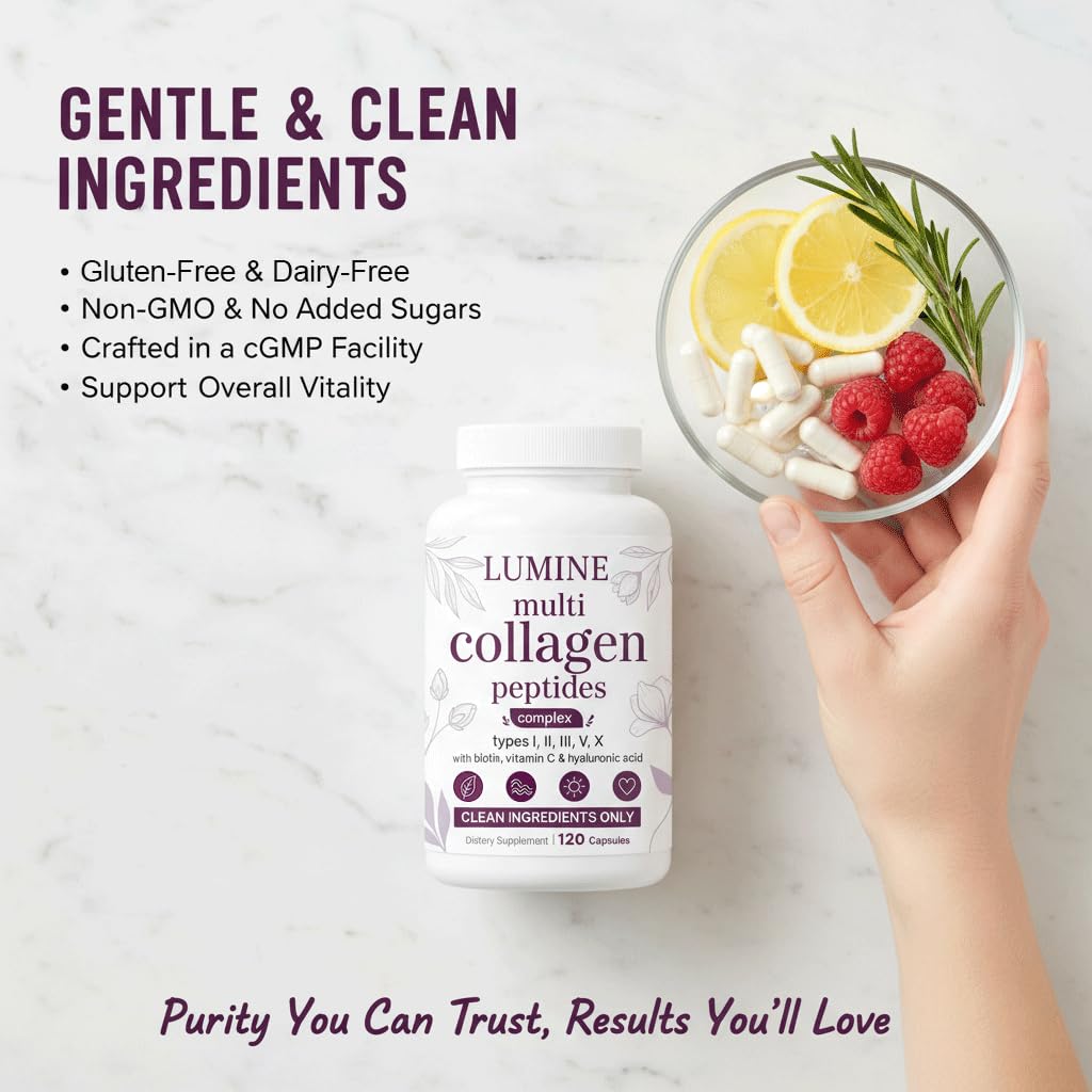 LUMINE 90 count collagen supplement