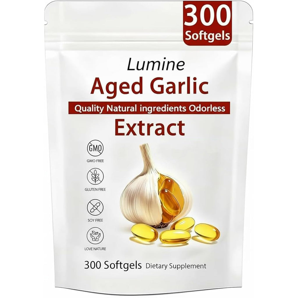 LUMINE aged garlic extract capsules