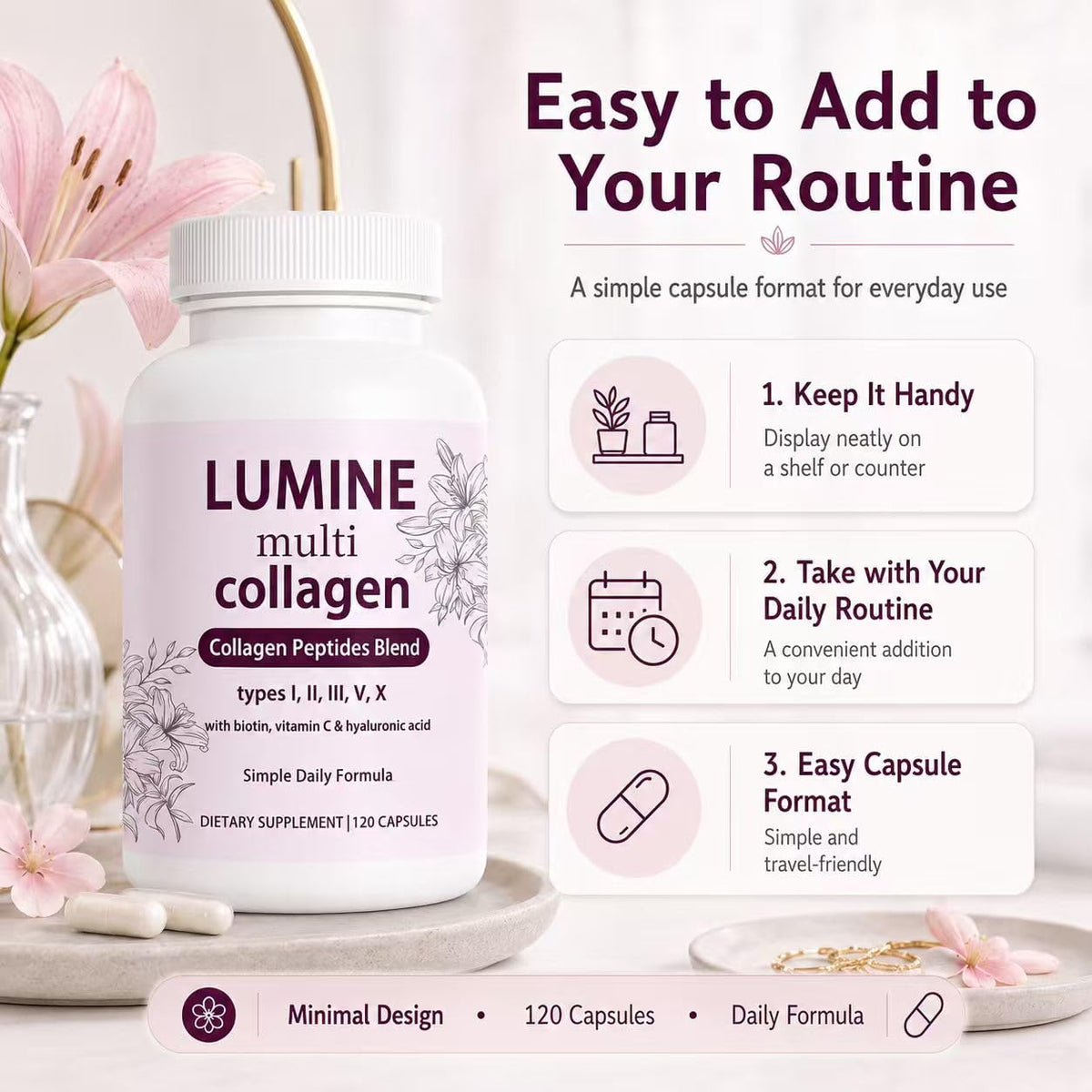 LUMINE collagen powder for smoothies