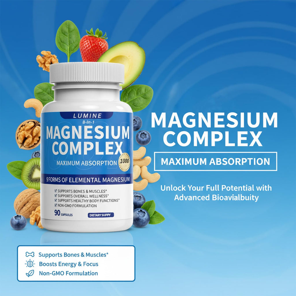 Lumine magnesium for stress relief