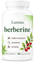 LUMINE Organics Berberine capsules for wellness