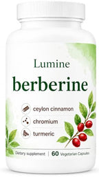 LUMINE Organics Berberine capsules for wellness