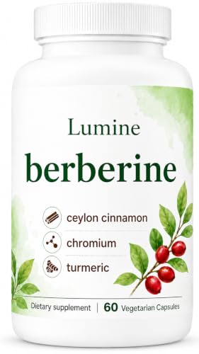 LUMINE Organics Berberine capsules for wellness