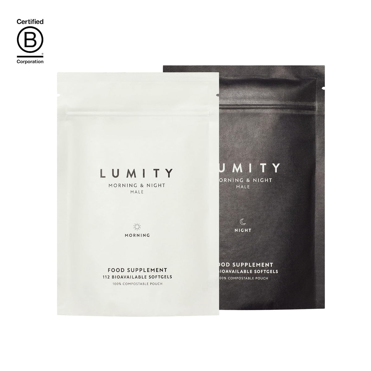 LUMITY vitamins for men's wellness