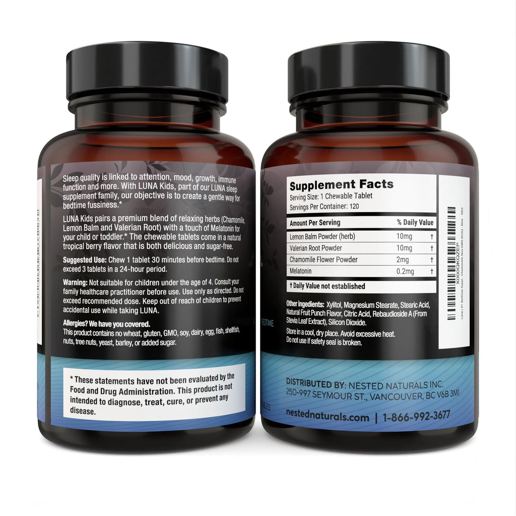 Luna Kids valerian for restful sleep