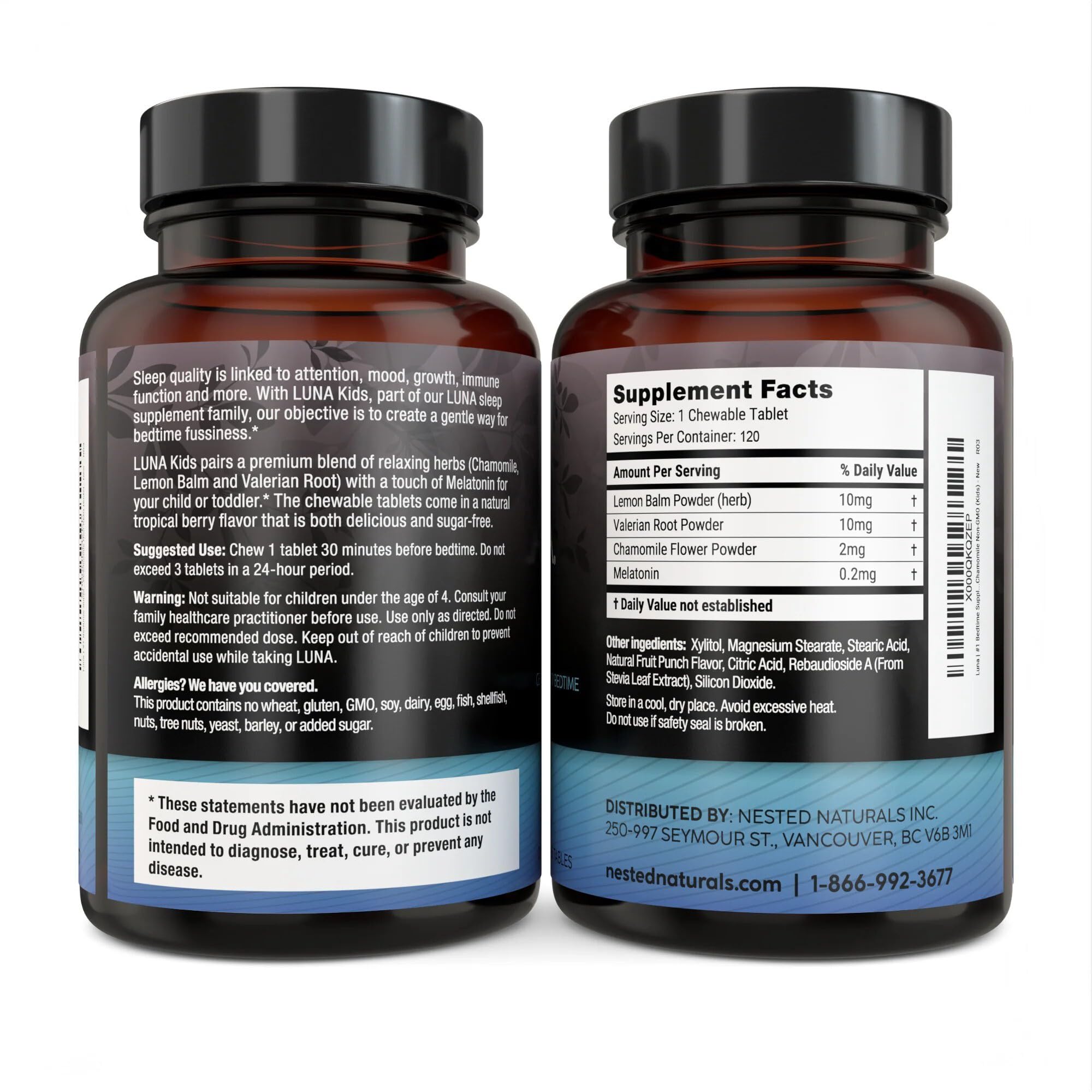 Luna Kids valerian for restful sleep