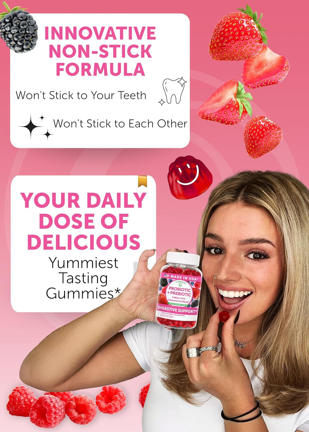 Lunakai 5 billion CFUs probiotic benefits