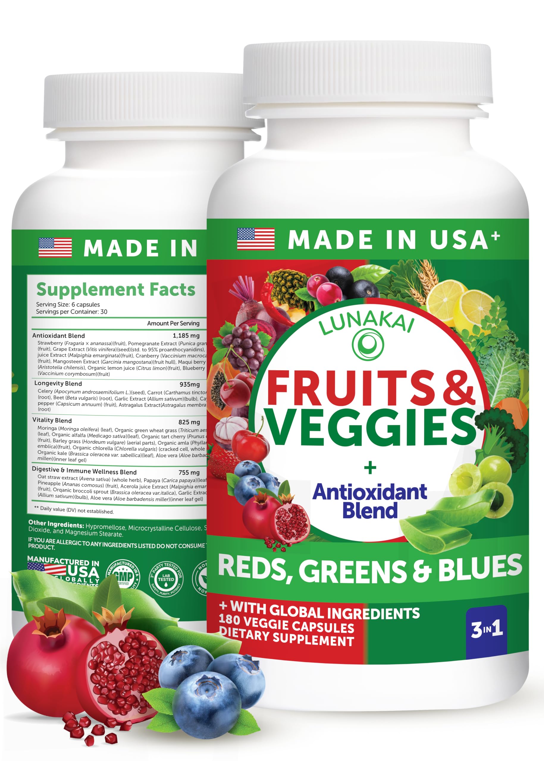 Lunakai blended vitamin & mineral supplements
