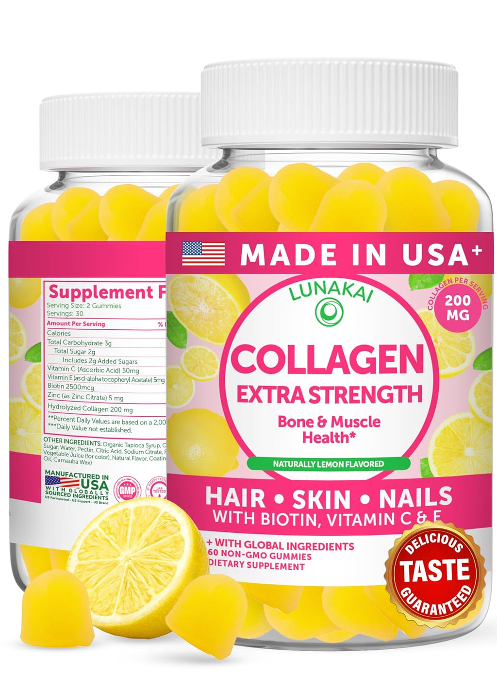 Lunakai collagen gummies for beauty