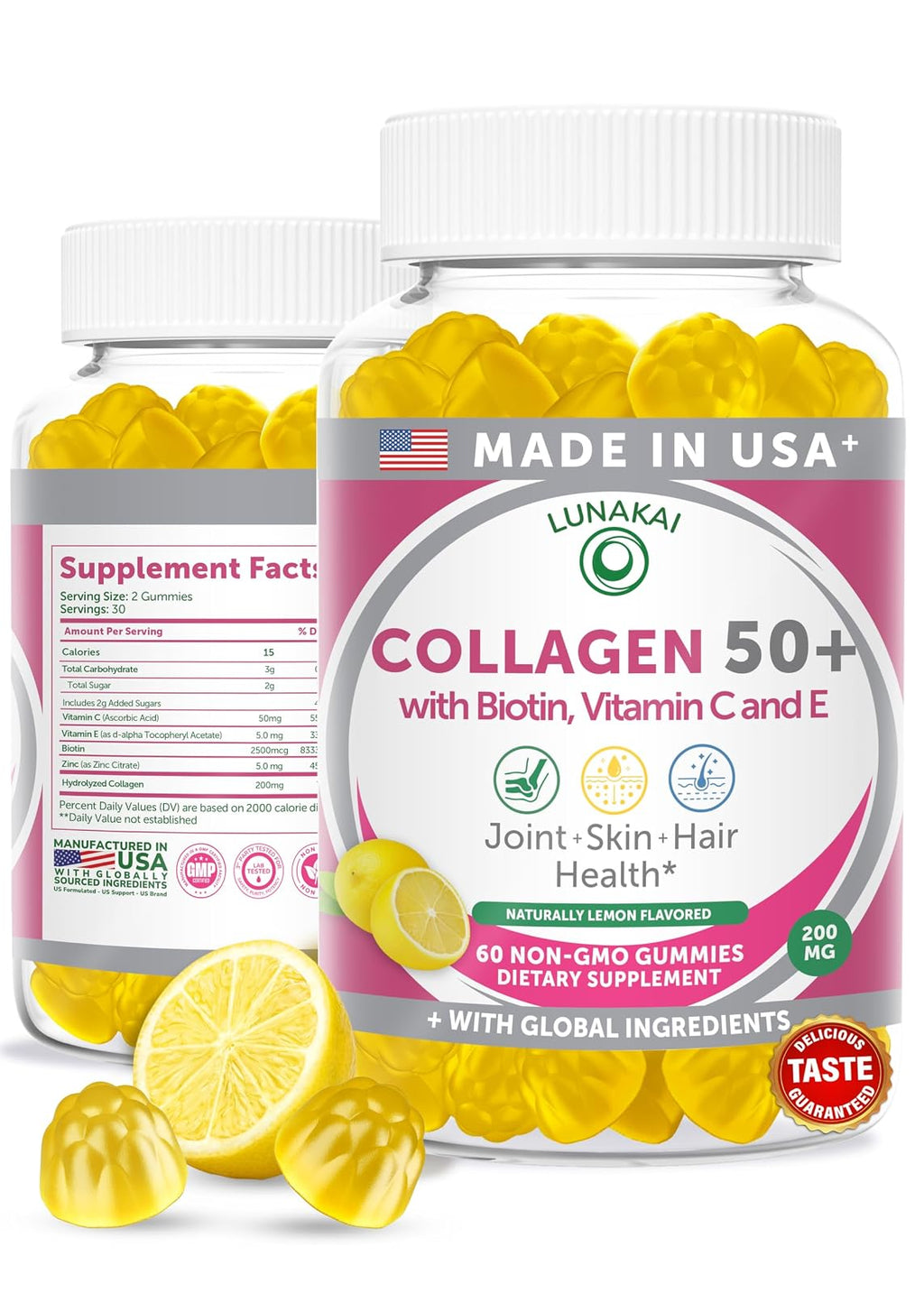 Lunakai collagen gummies for skin