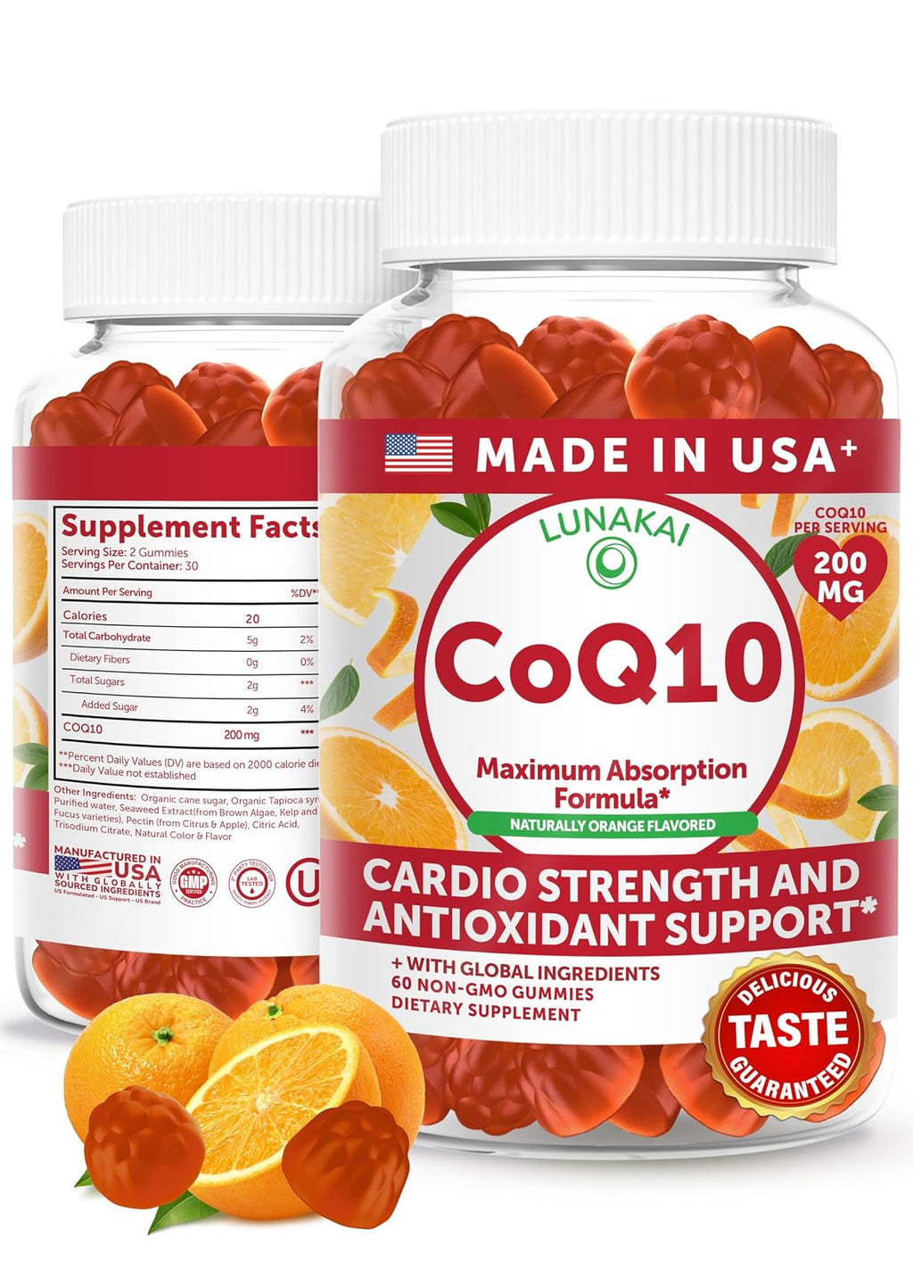 Lunakai CoQ10 gummies for energy