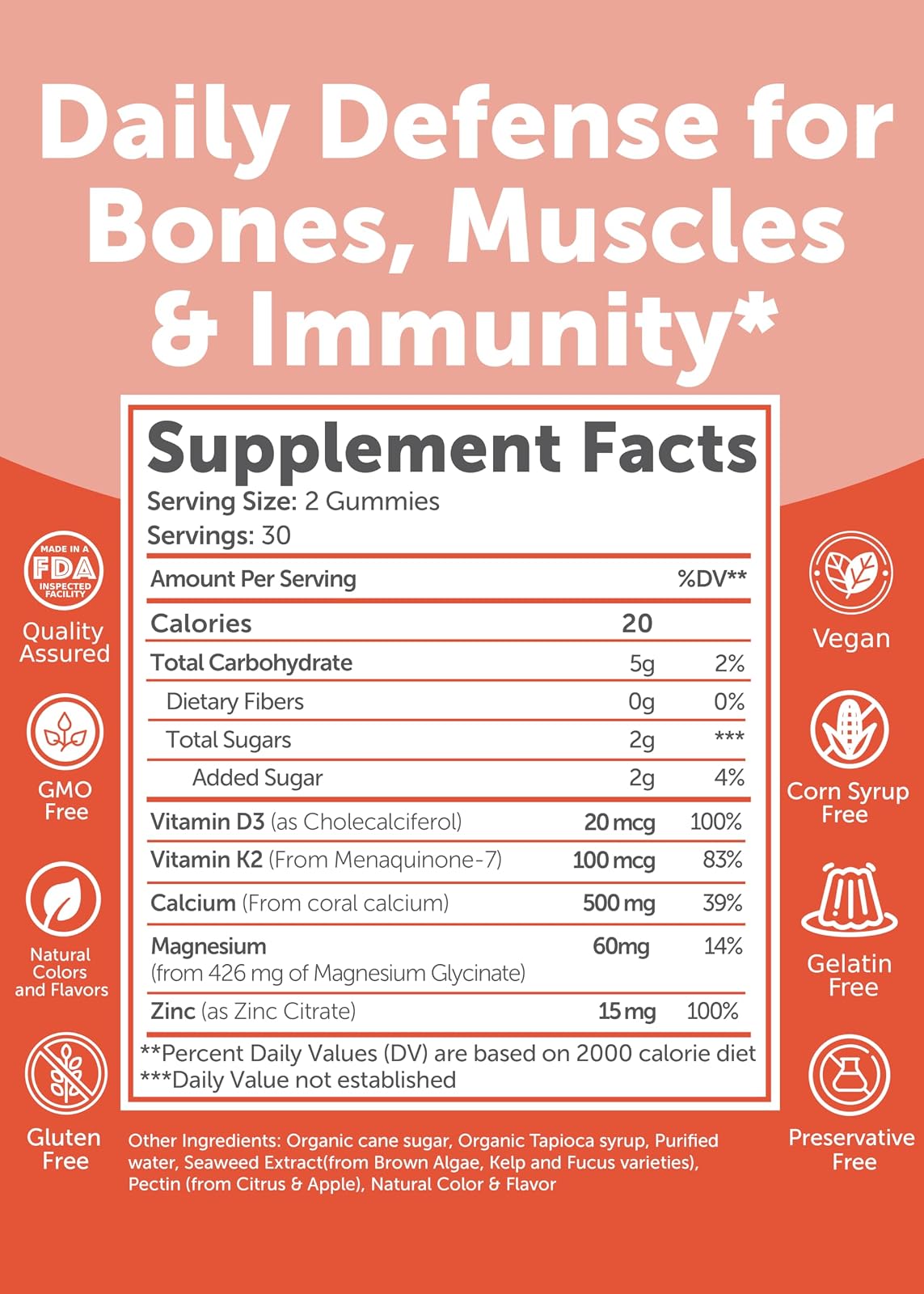 Lunakai gummies for bone health