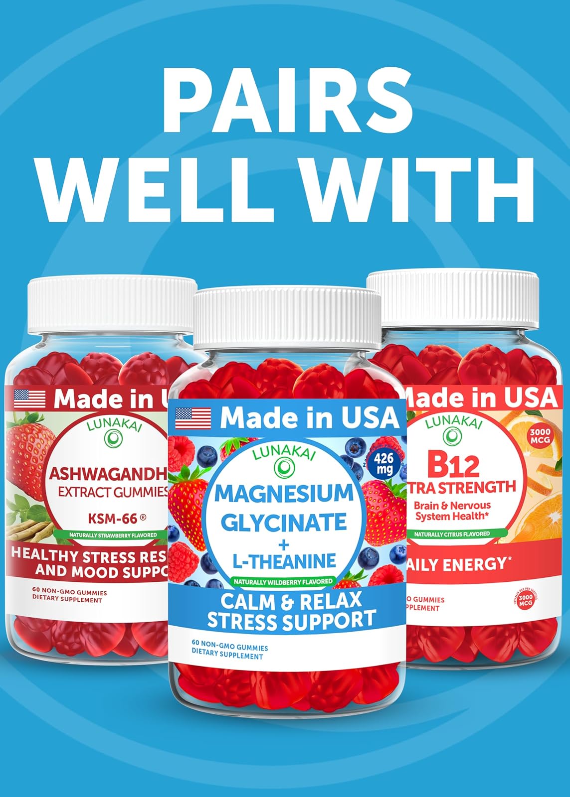 Lunakai gummies for improved sleep quality