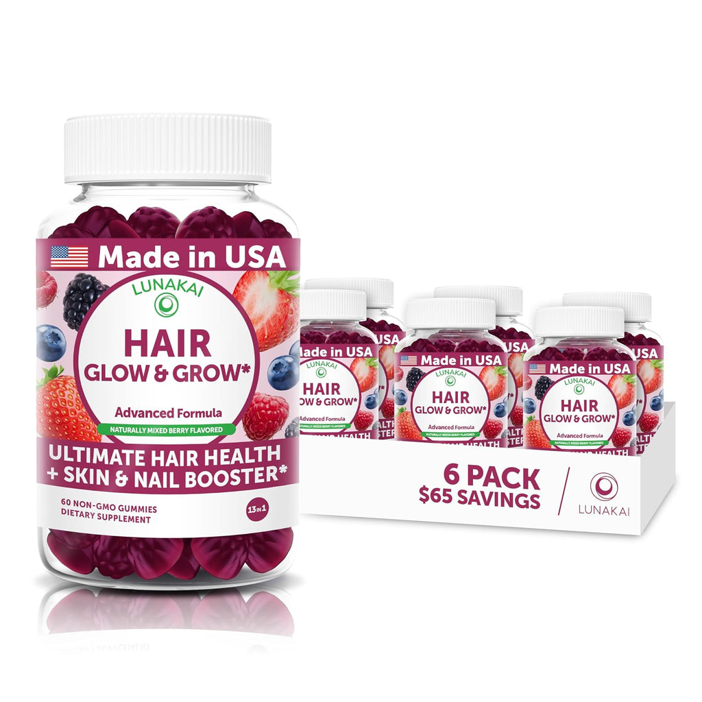 Lunakai hair gummies for healthy hair