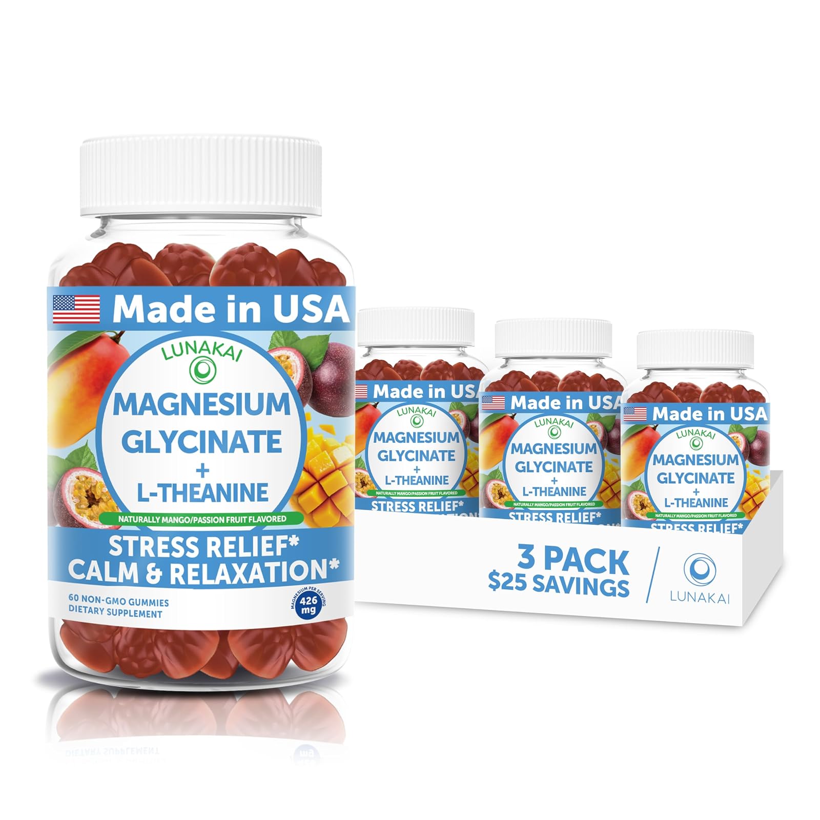 Lunakai magnesium glycinate gummies benefits