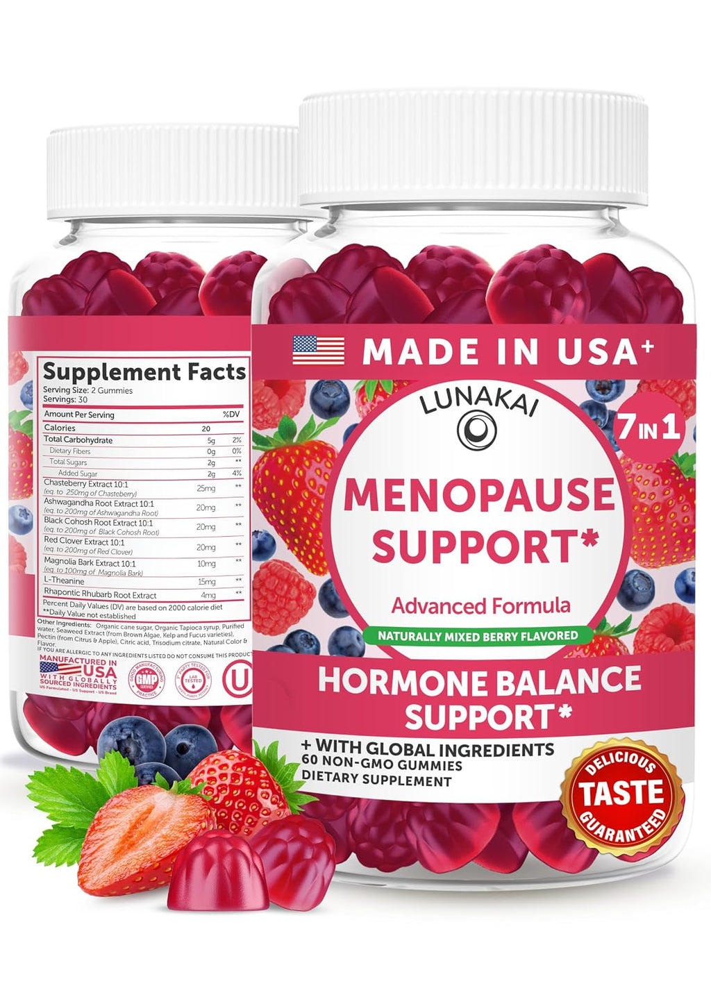Lunakai menopause relief gummies
