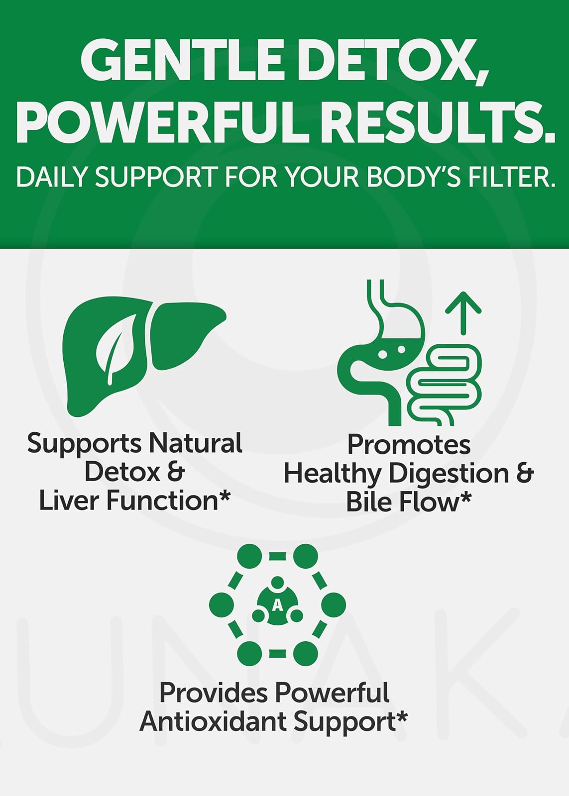 Lunakai milk thistle capsules
