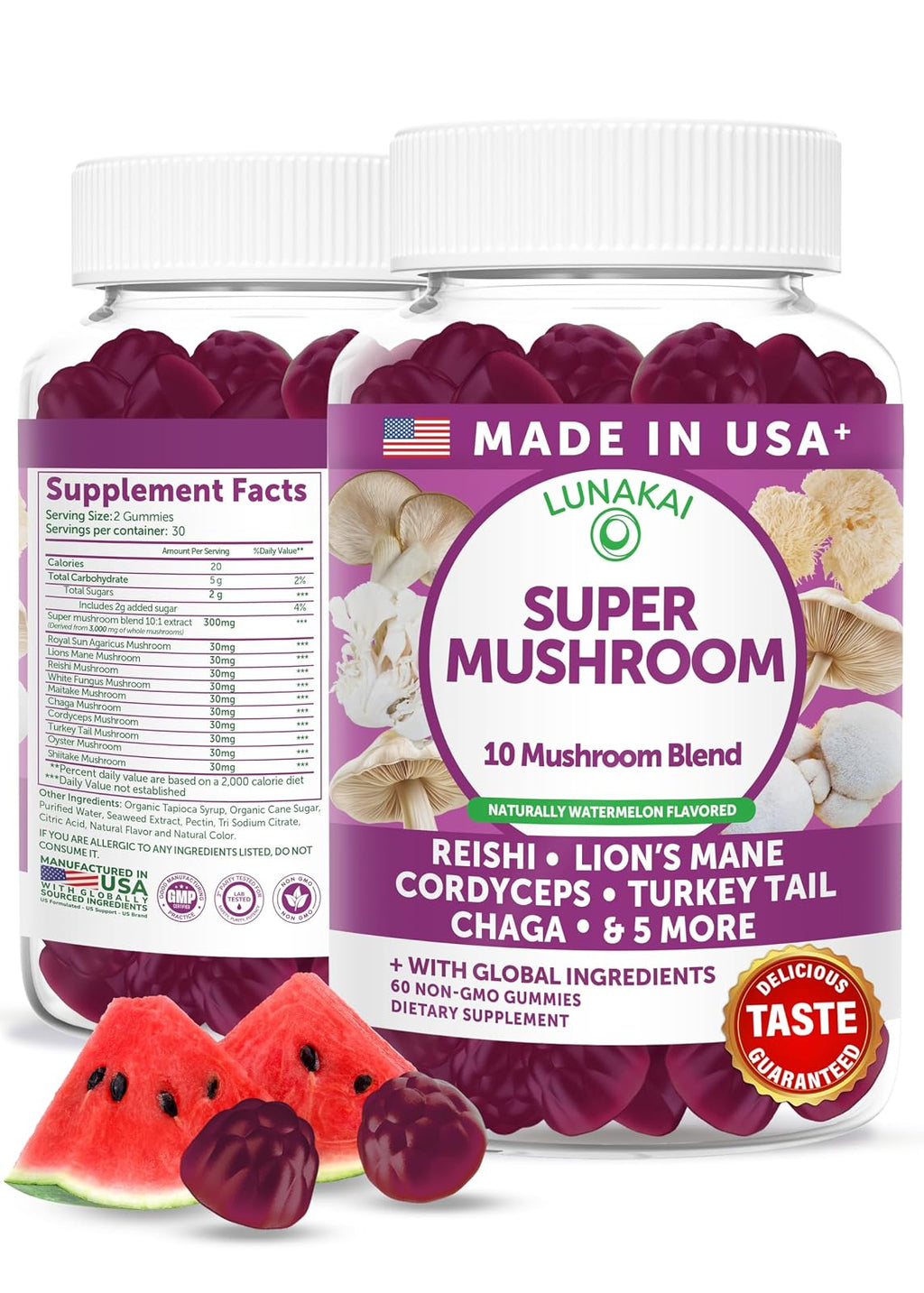 Lunakai mushroom blends for wellness