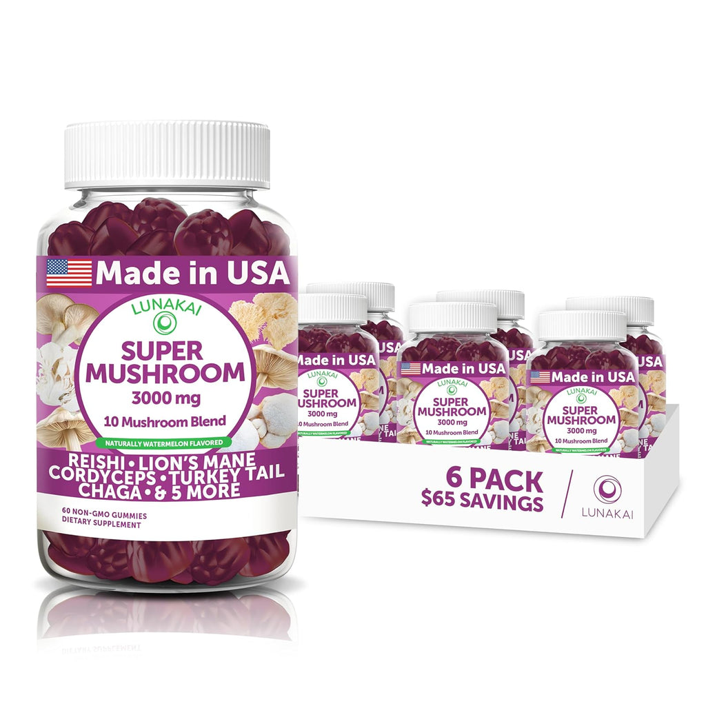 Lunakai mushroom blends for wellness