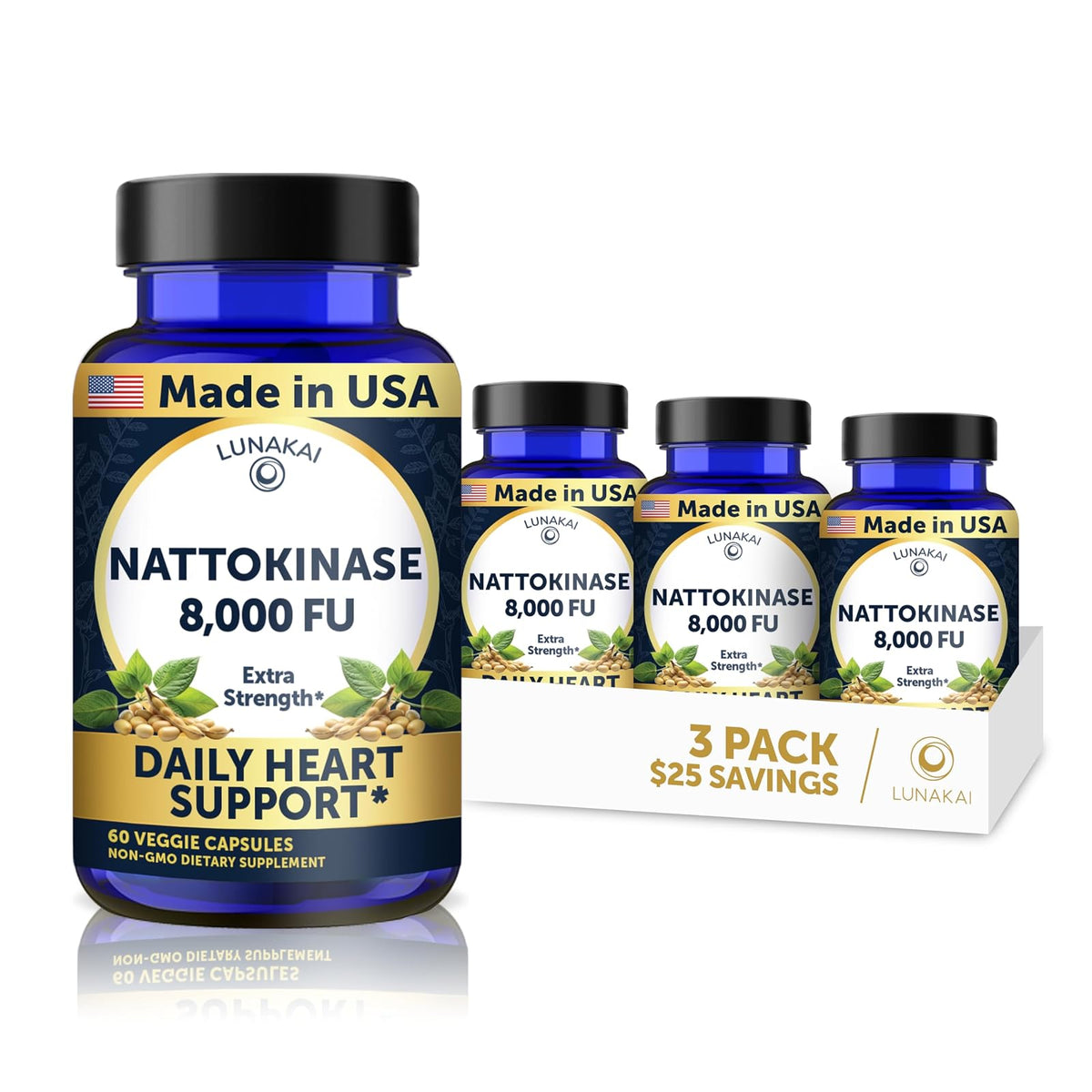 Lunakai nattokinase digestive health support
