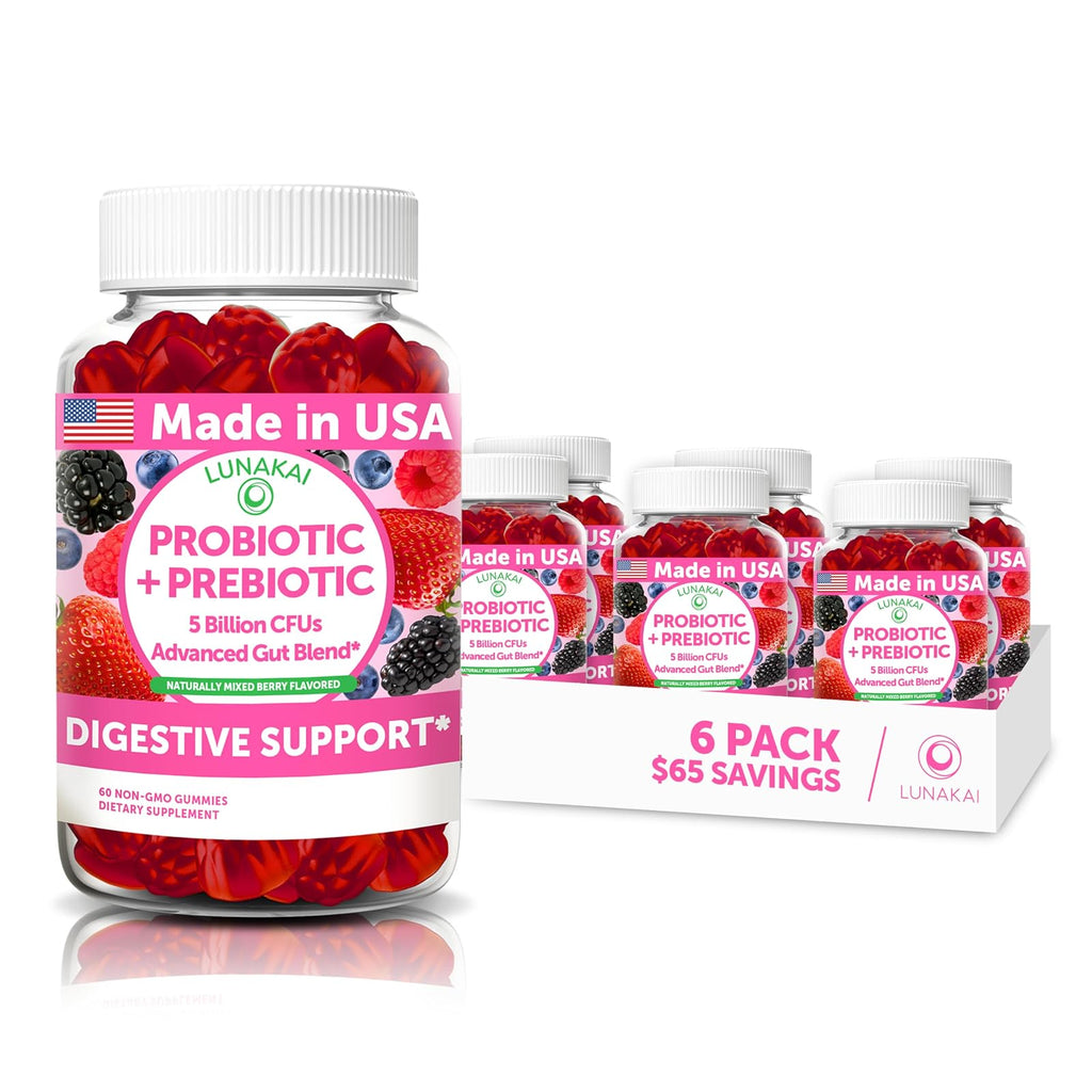 Lunakai prebiotic probiotic gummies