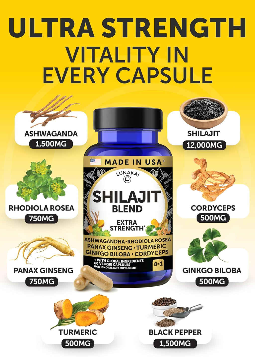 Lunakai shilajit for enhanced performance