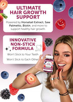 Lunakai Super Hair Gummies for vibrant locks