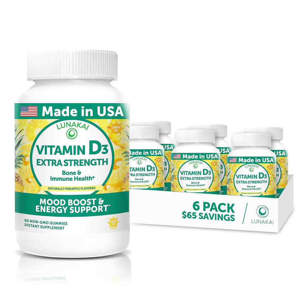Lunakai Vitamin D3 gummies for immunity