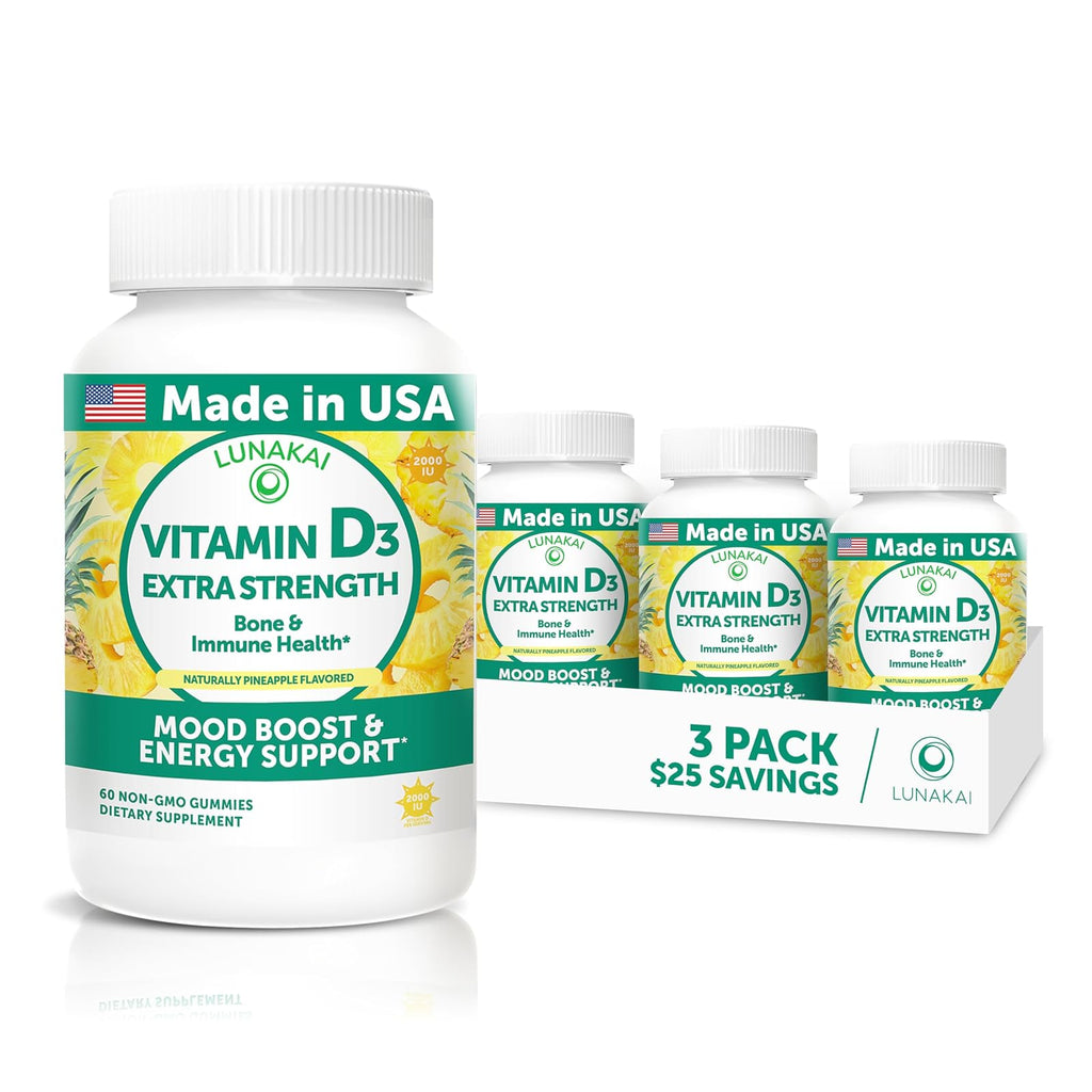 Lunakai Vitamin D3 gummies for immunity