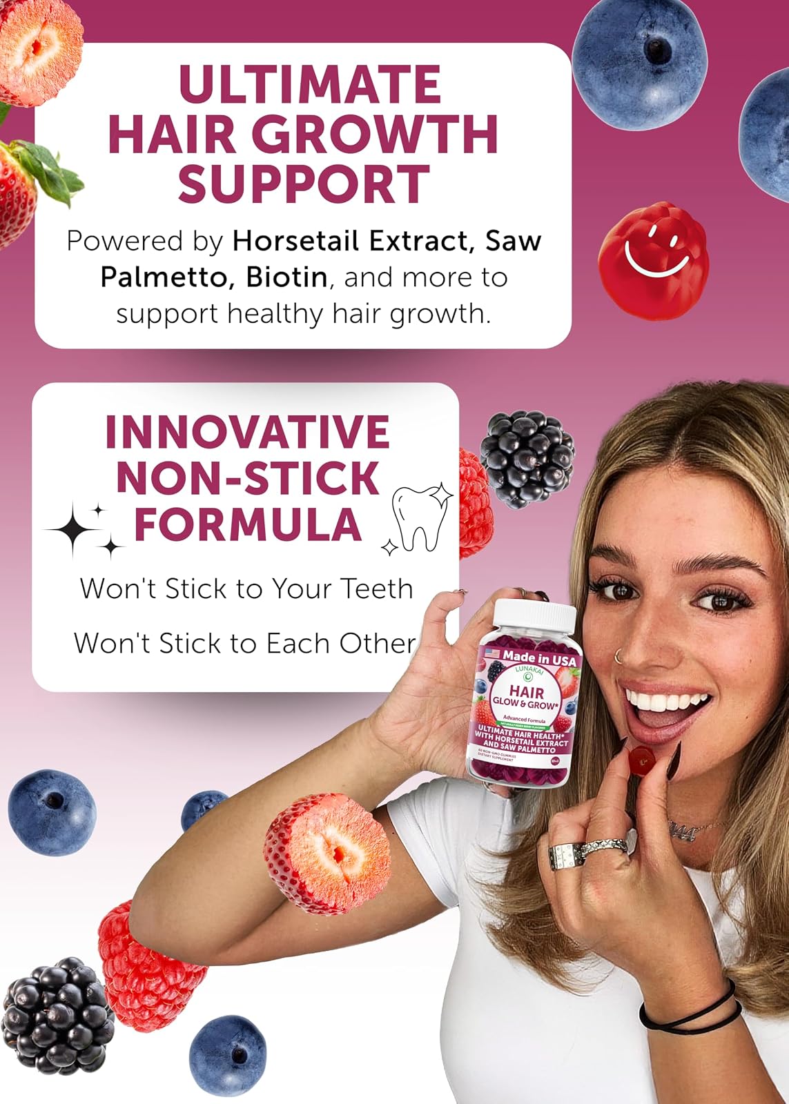 Lunakai vitamins for healthy hair