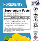 lung detox with mullein extract