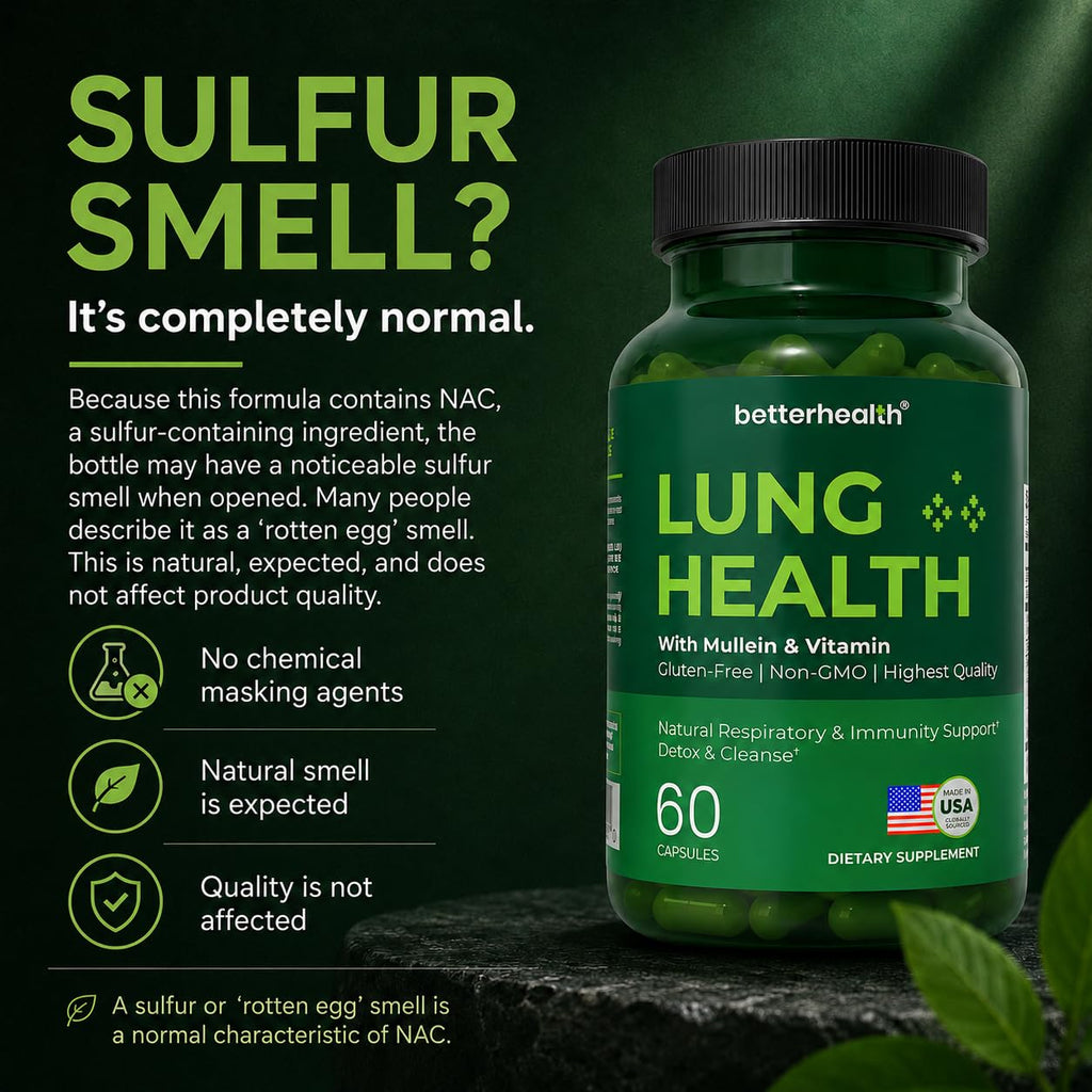 Lung Health capsules for better breathing