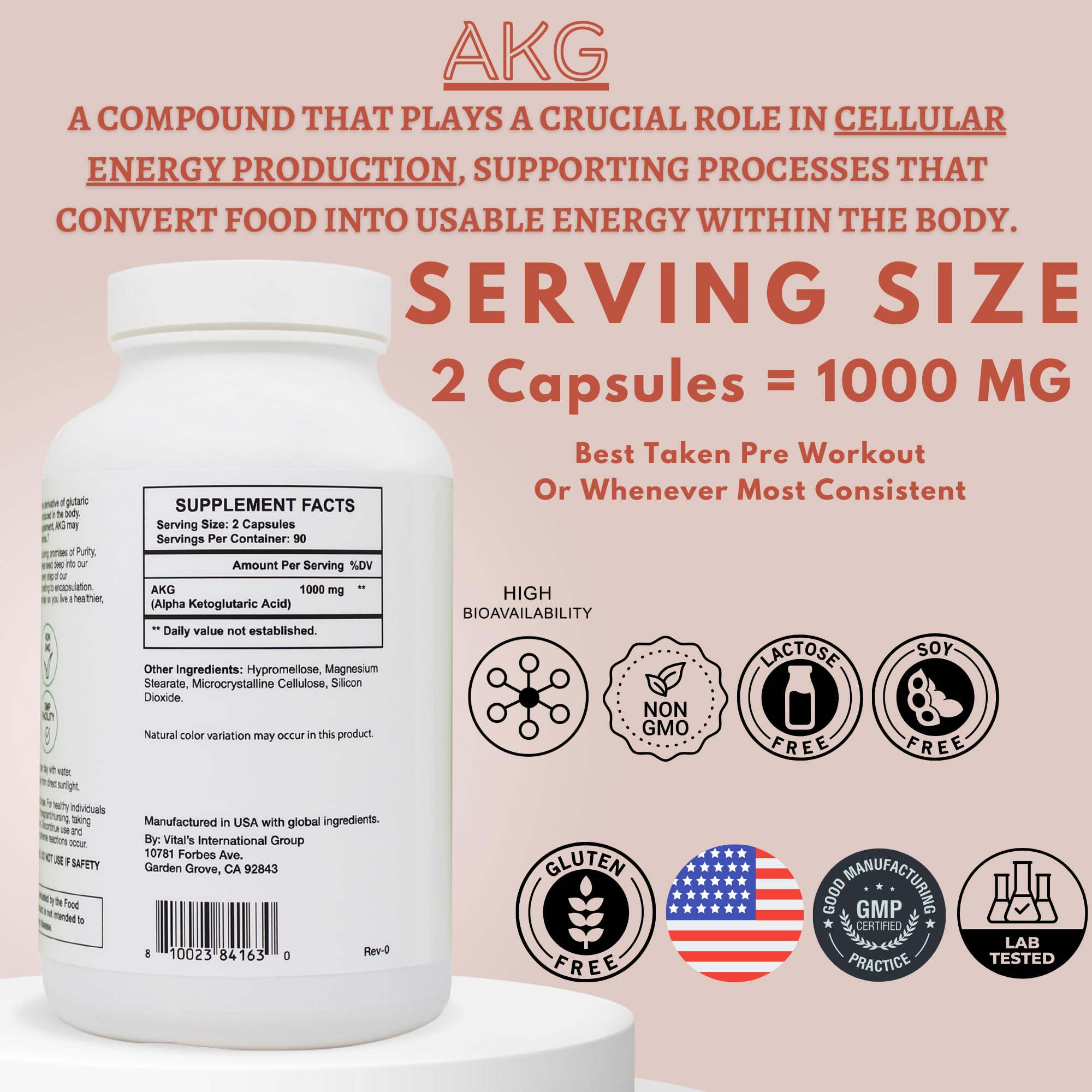 lung health improvement with AKG capsules