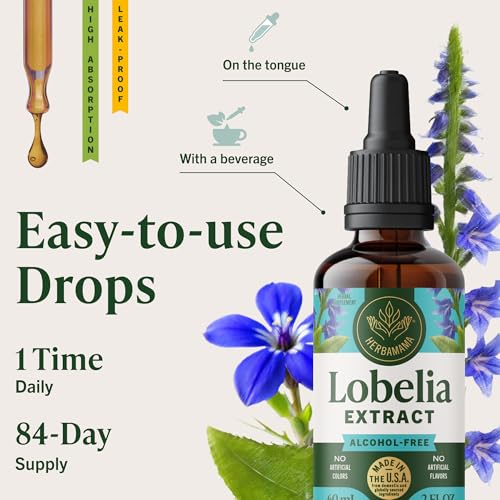 Lung health support with Lobelia tincture