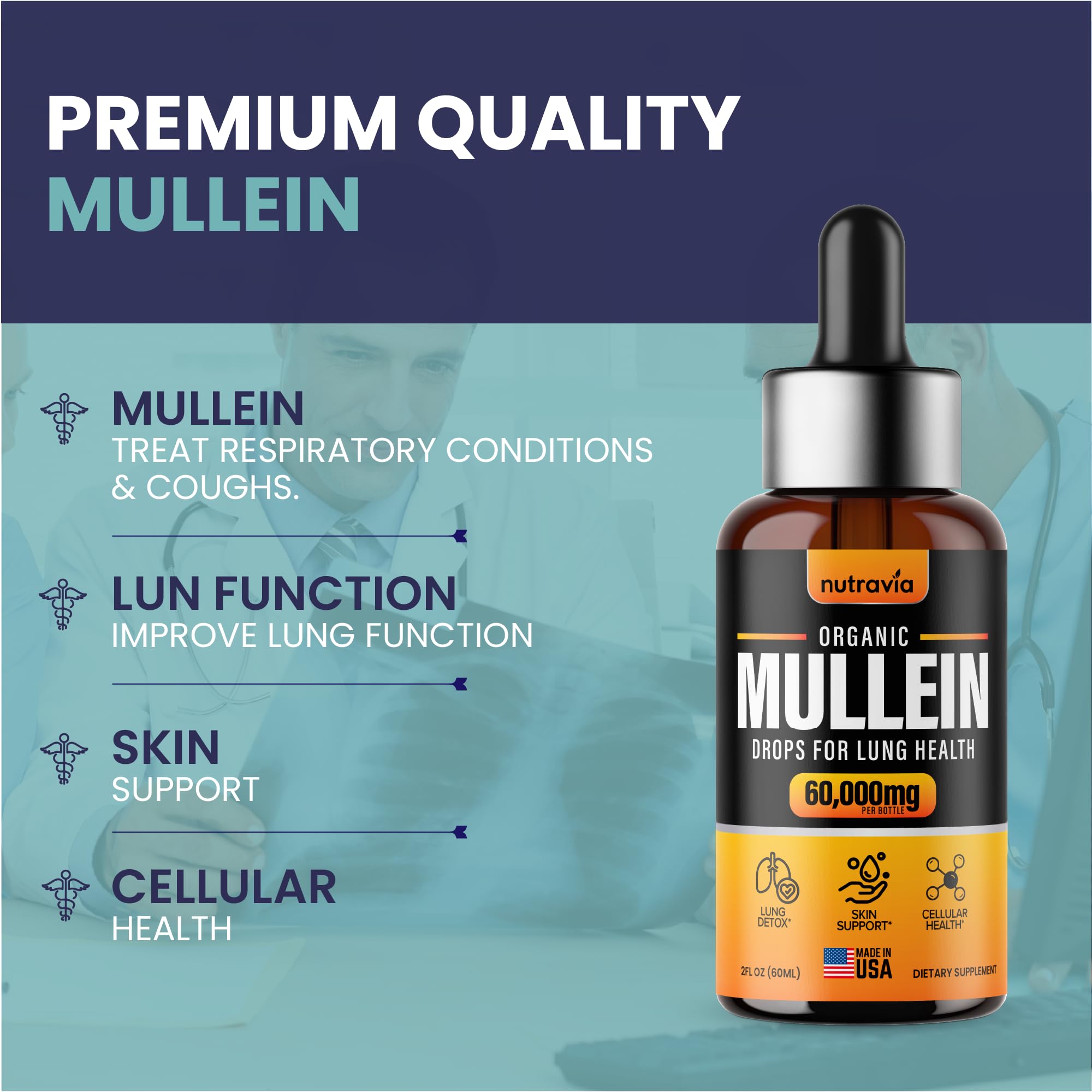 lung health support with mullein drops