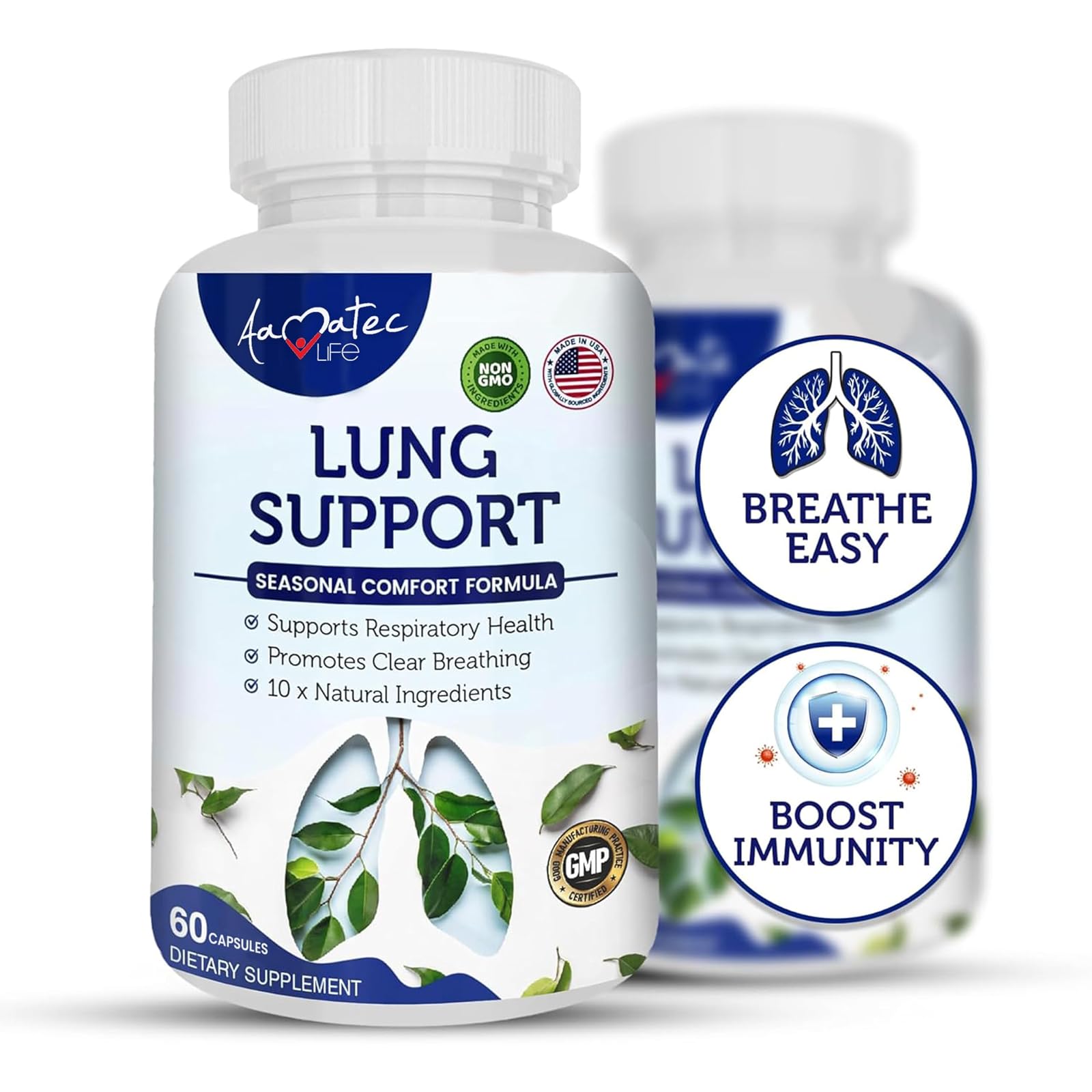 Lung Support herbal breathing capsules