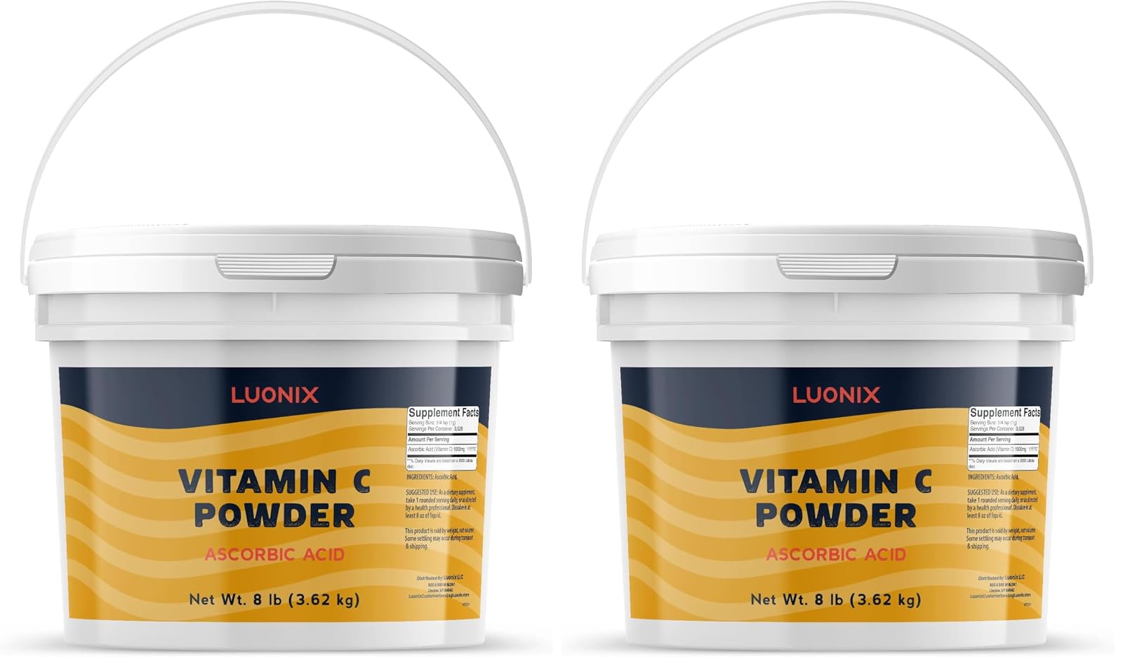 Luonix Vitamin C powder for immune support