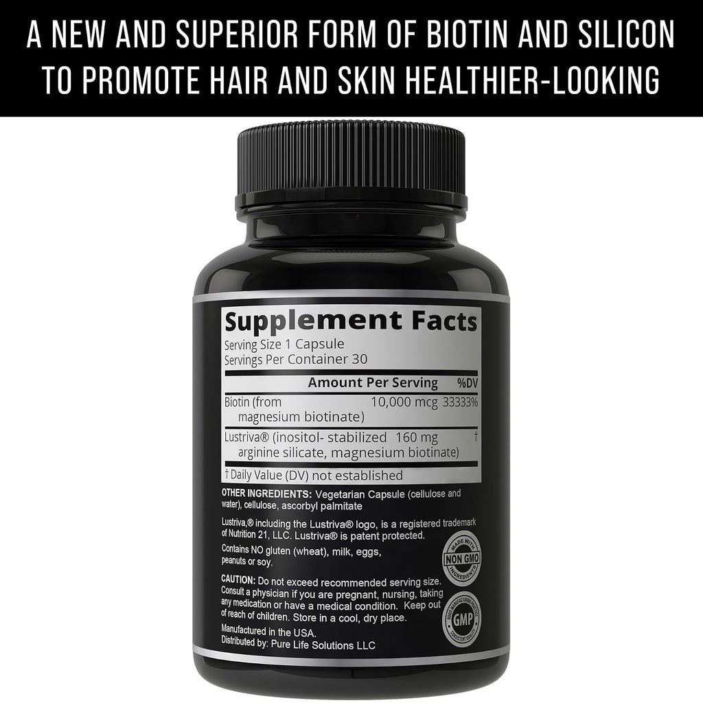 Lustriva hair vitamins for fuller locks