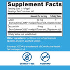 Lutein 20 mg for vision support